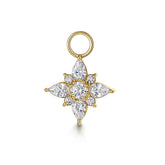 9k solid white gold 7mm 16g crystal oval rook clicker hoop – Laura Bond