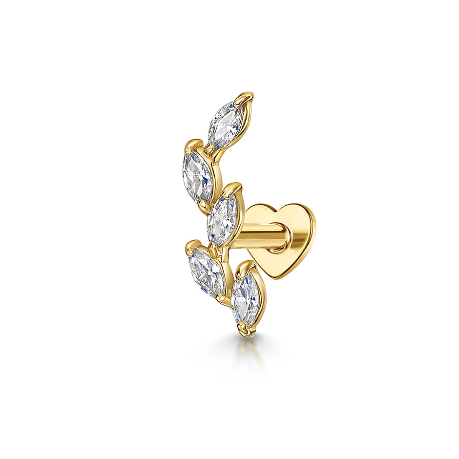 9k 6mm cartilage studs – Laura Bond